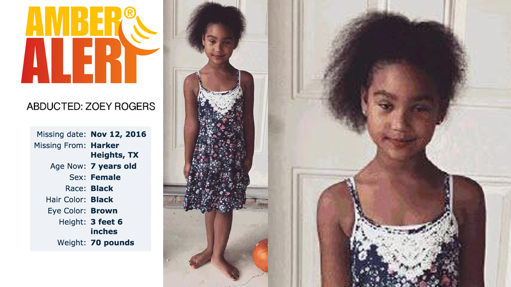 AMBER ALERT: 7-year-old girl abducted in Harker Heights | kcentv.com