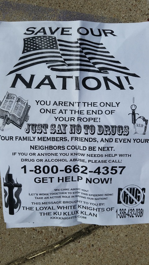 White supremacy group flyers found in Killeen neighborhood | cbs19.tv